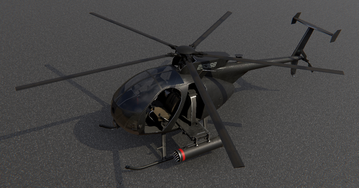 MH6 Little Bird | 3D Air | Unity Asset Store