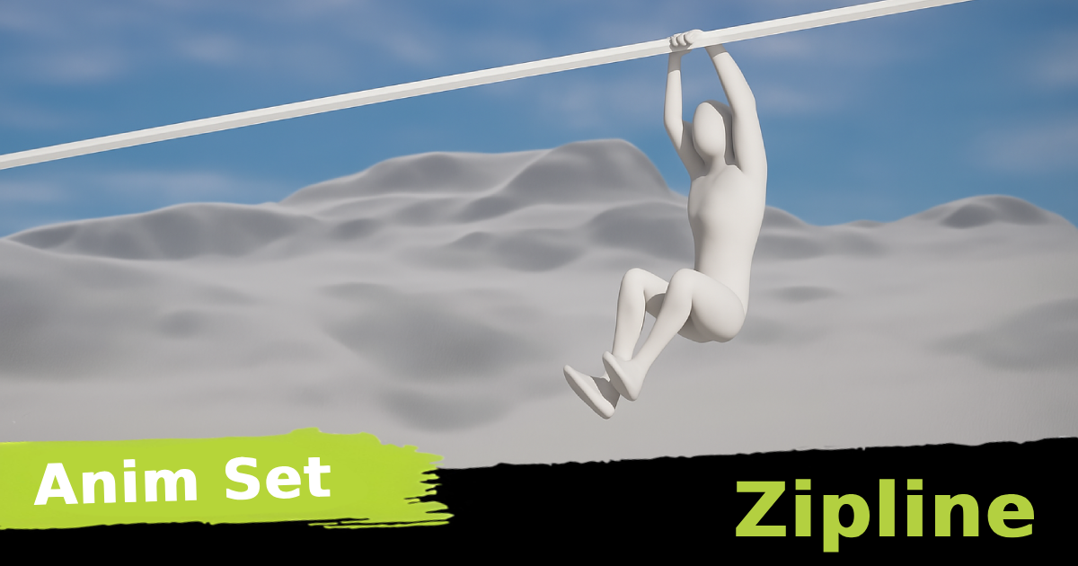 Zipline Animation | 3D アニメーション | Unity Asset Store