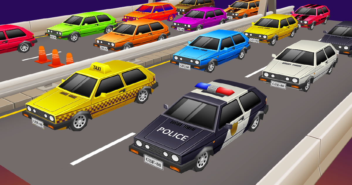 Super Retro Compact Car Pack | 3D Land | Unity Asset Store