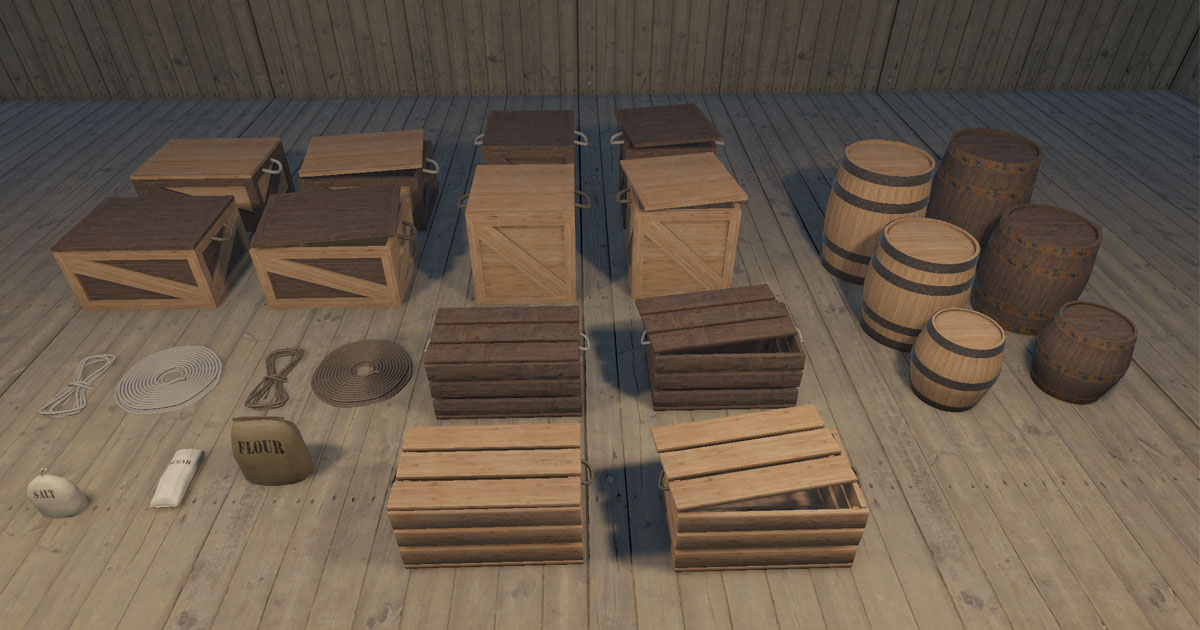 Pirate Cargo | 3D Props | Unity Asset Store