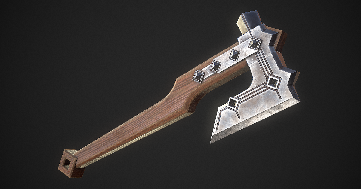 Dwarf Axe | 3D Weapons | Unity Asset Store
