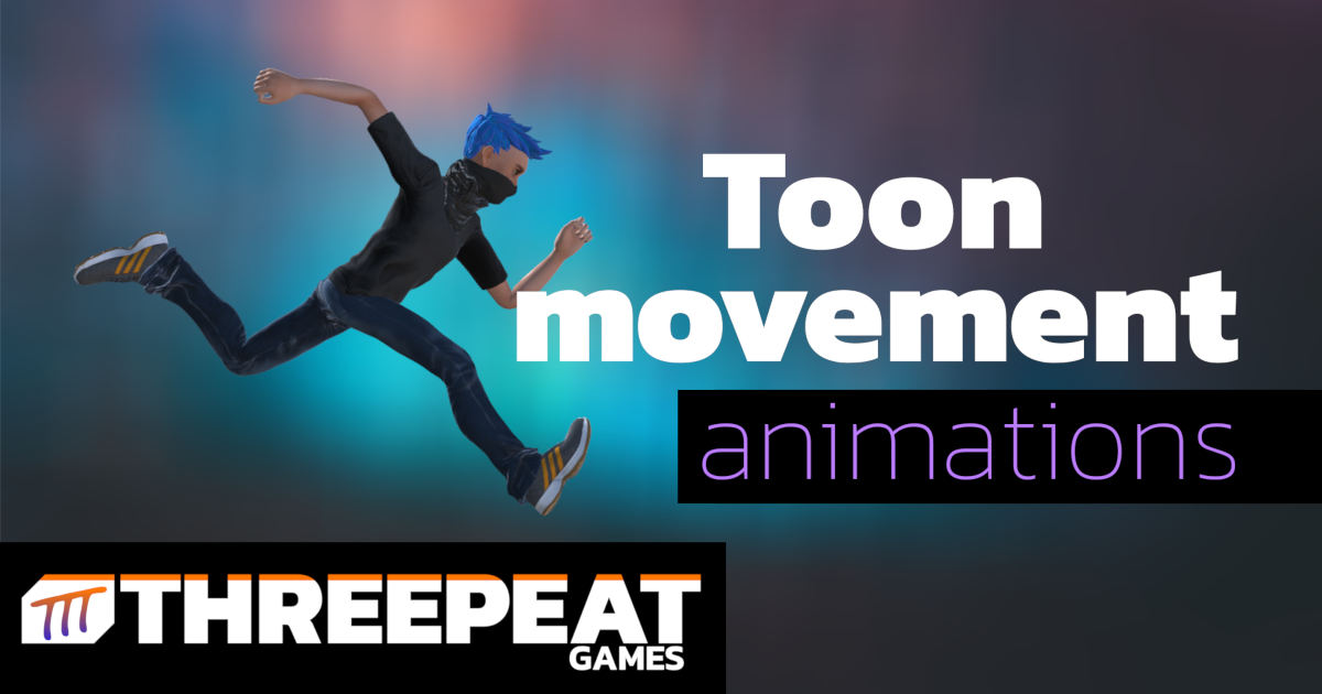 Toon Movement Animation Set | 3D Animations | Unity Asset Store