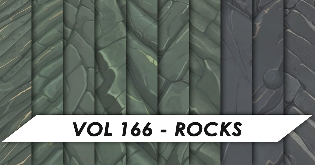 Stylized Textures - Vol 166 - Rocks | 2D Textures & Materials | Unity ...