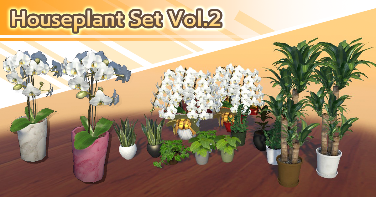 Houseplant Set Vol.2 | 3D Plants | Unity Asset Store