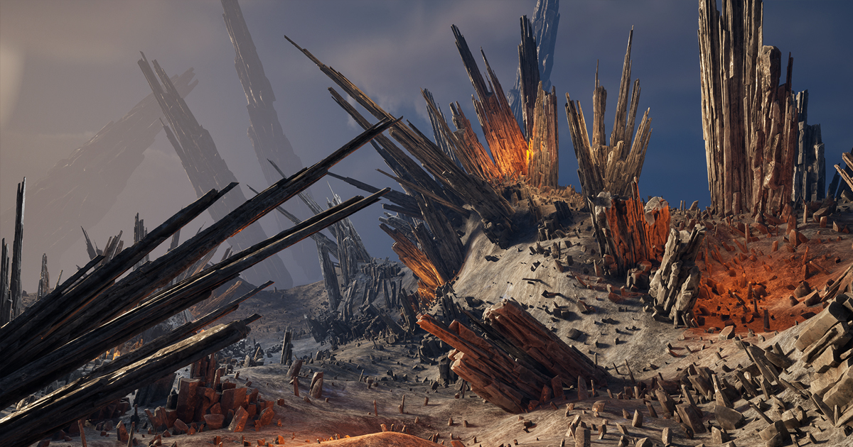 Spiked rocks | 3D Landscapes | Unity Asset Store