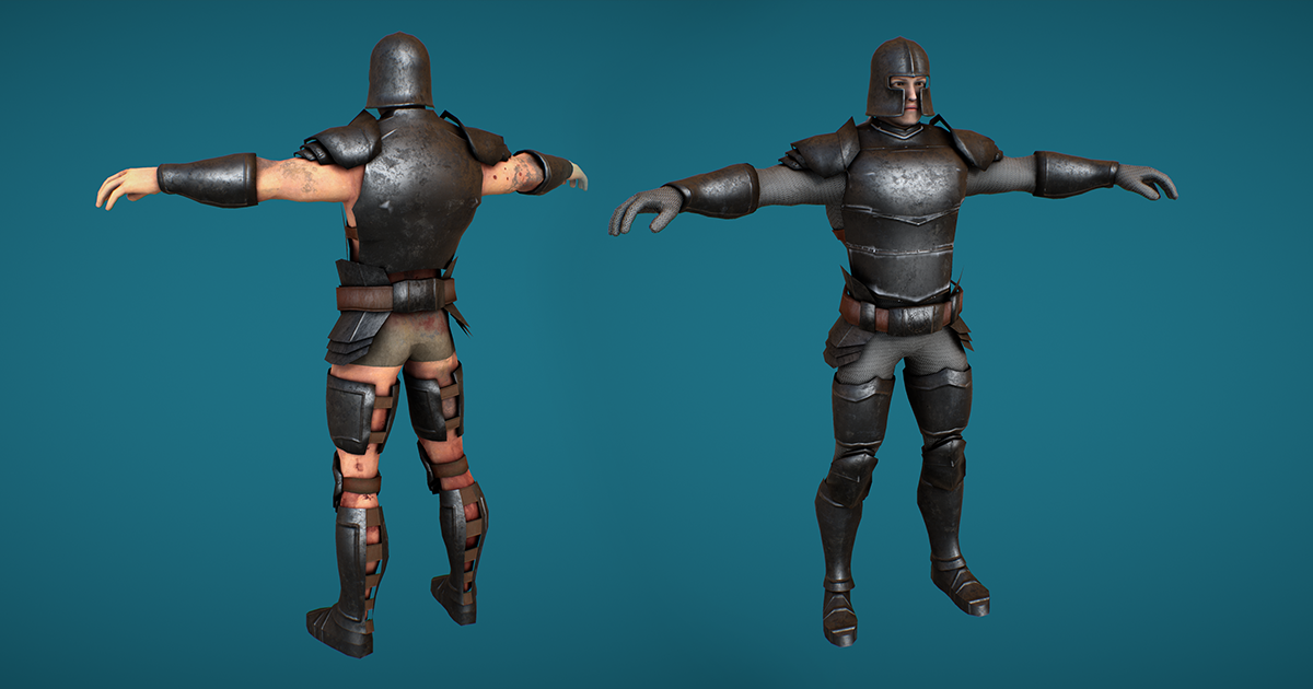Medieval Armored Soldier | 3D | Unity Asset Store