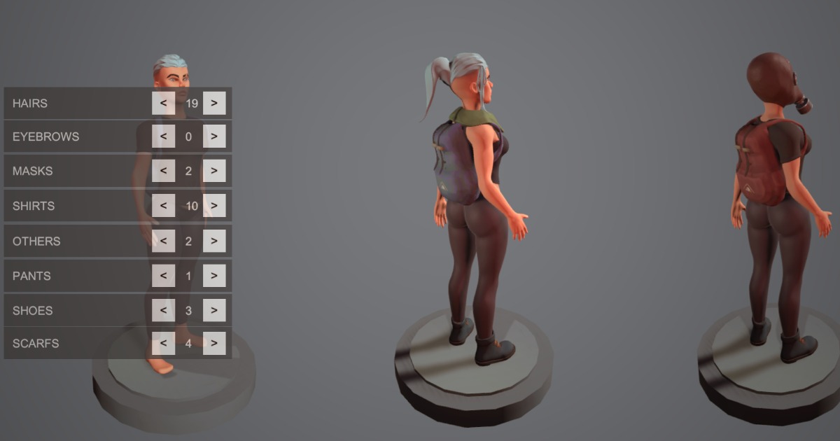 Ultimate Stylized Female Character - Modular | Characters | Unity Asset ...