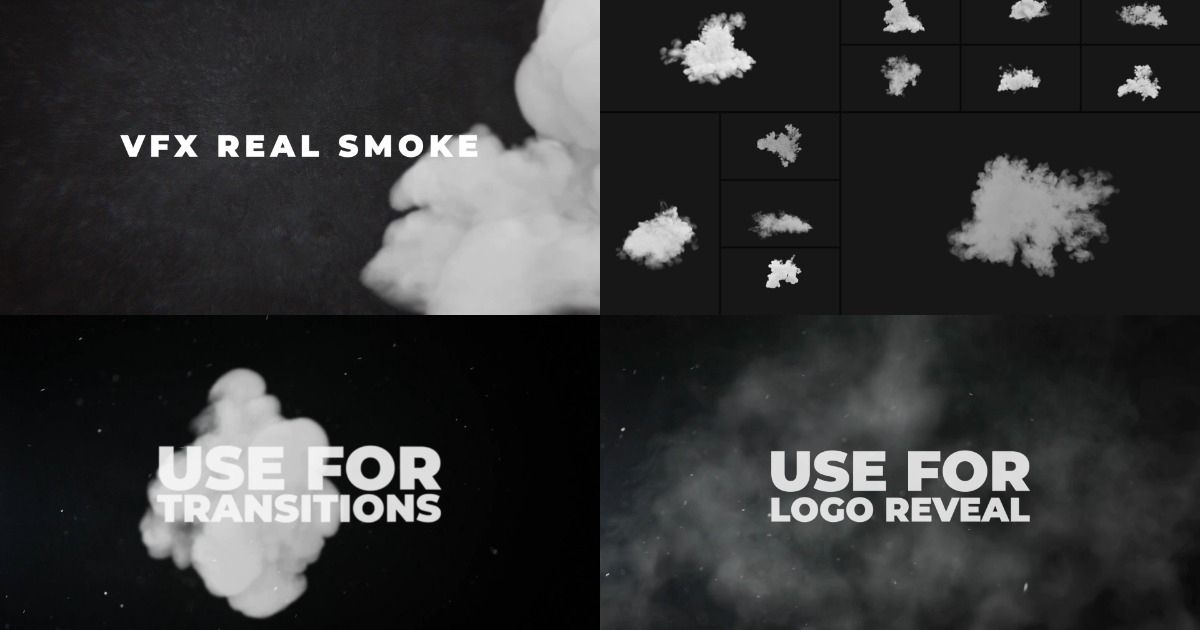 VFX Real Smoke 4(04.06.23) | 2D Textures & Materials | Unity Asset Store