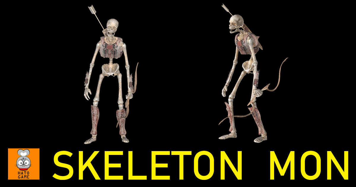 01_Monster: Skeleton Archer | 3D キャラクター | Unity Asset Store