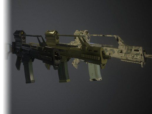 C36G HQ Assault Rifle | 3D Guns | Unity Asset Store