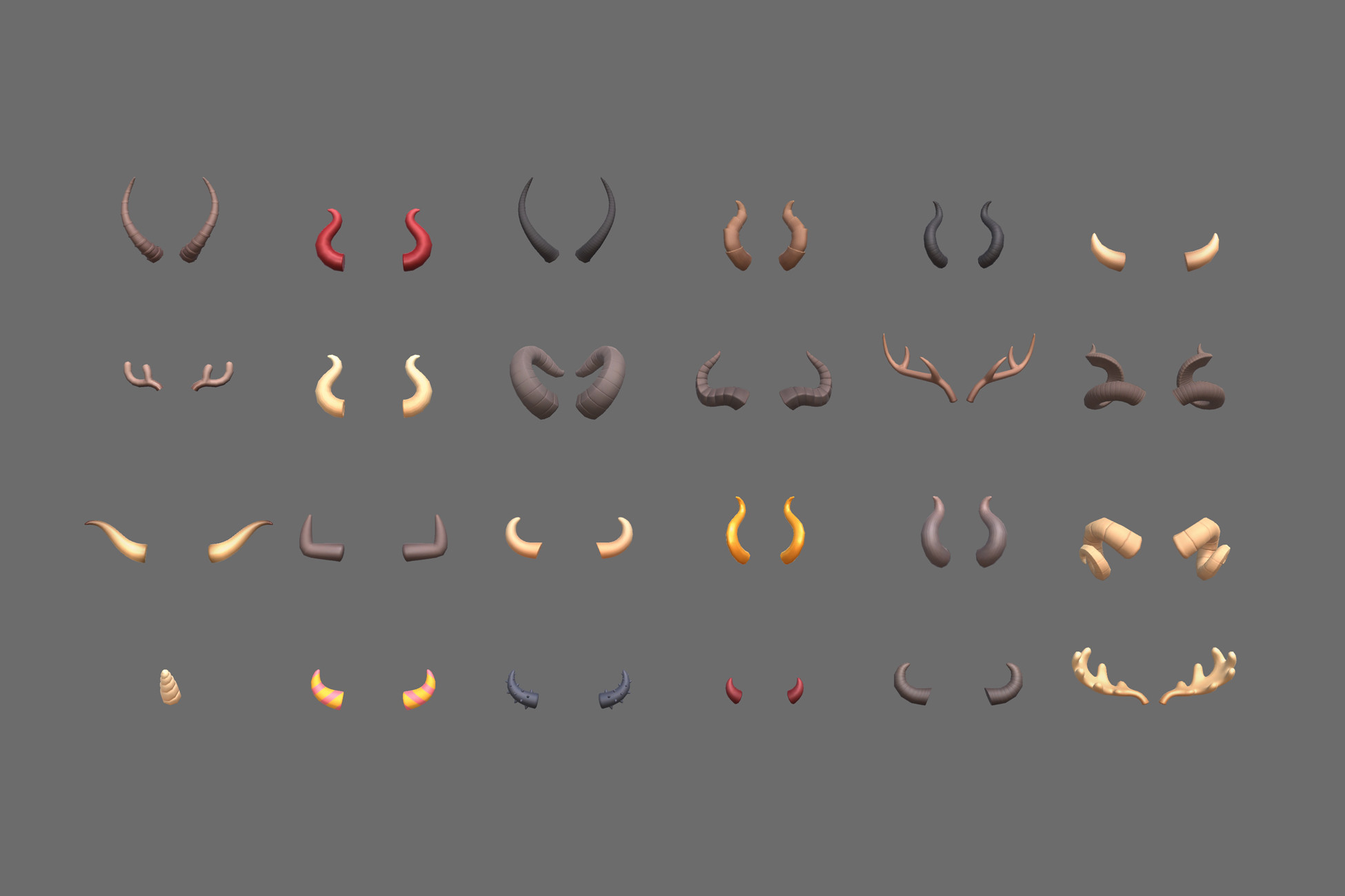 Horn Pack | Props | Unity Asset Store