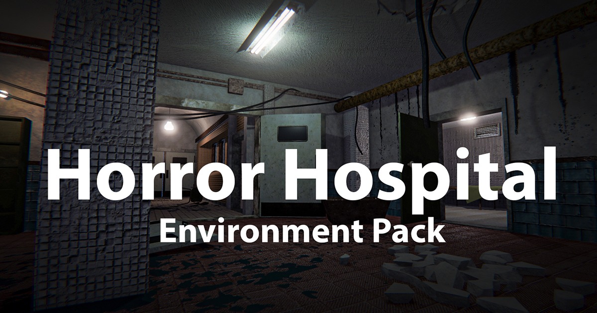 Horror Hospital Environment Pack | 3D Industrial | Unity Asset Store
