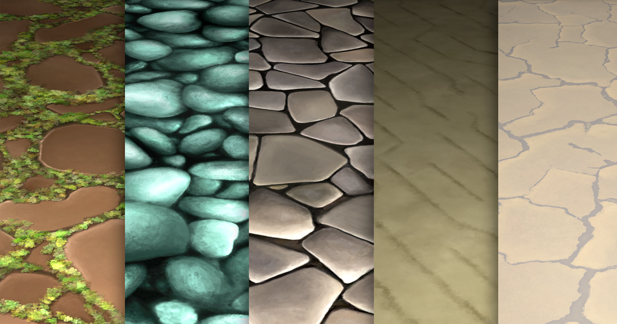 Texture Set Vol.77 Hand Painted Ground | 2D 床 | Unity Asset Store