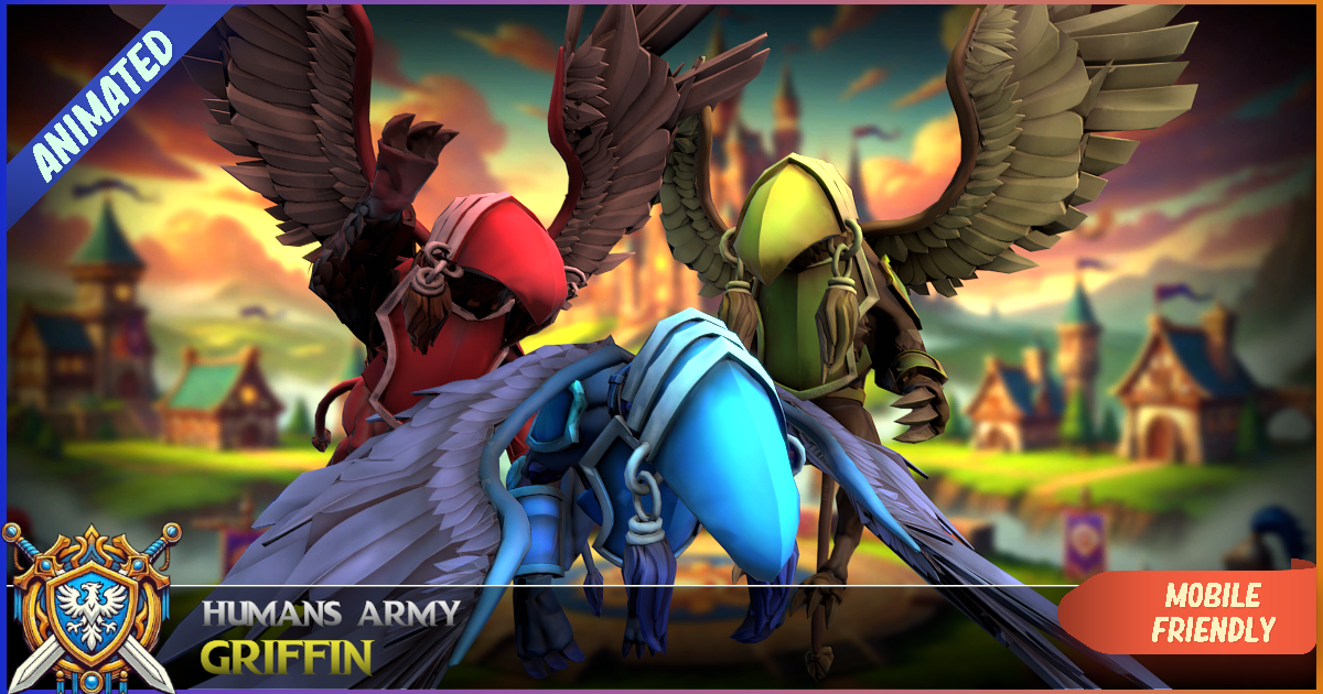 Humans army - Griffin | 3D Creatures | Unity Asset Store