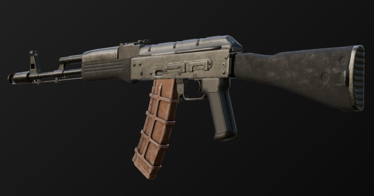 AK-74 Realistic 3d Model PBR | 3D Weapons | Unity Asset Store
