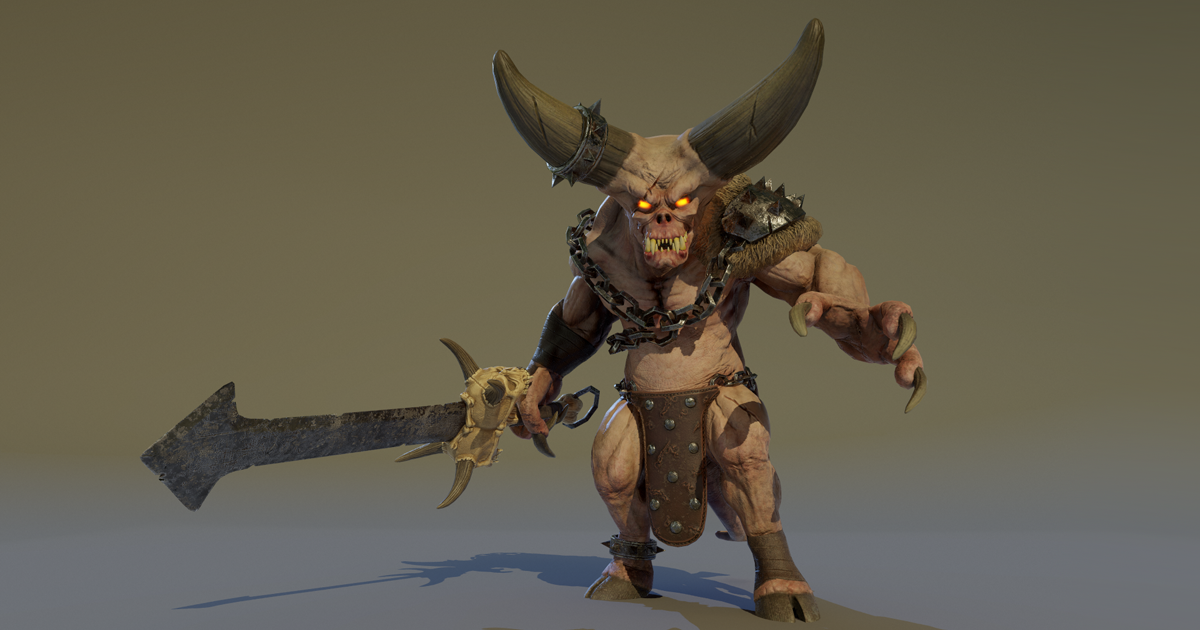 DEMON BRUTE | 3D Creatures | Unity Asset Store