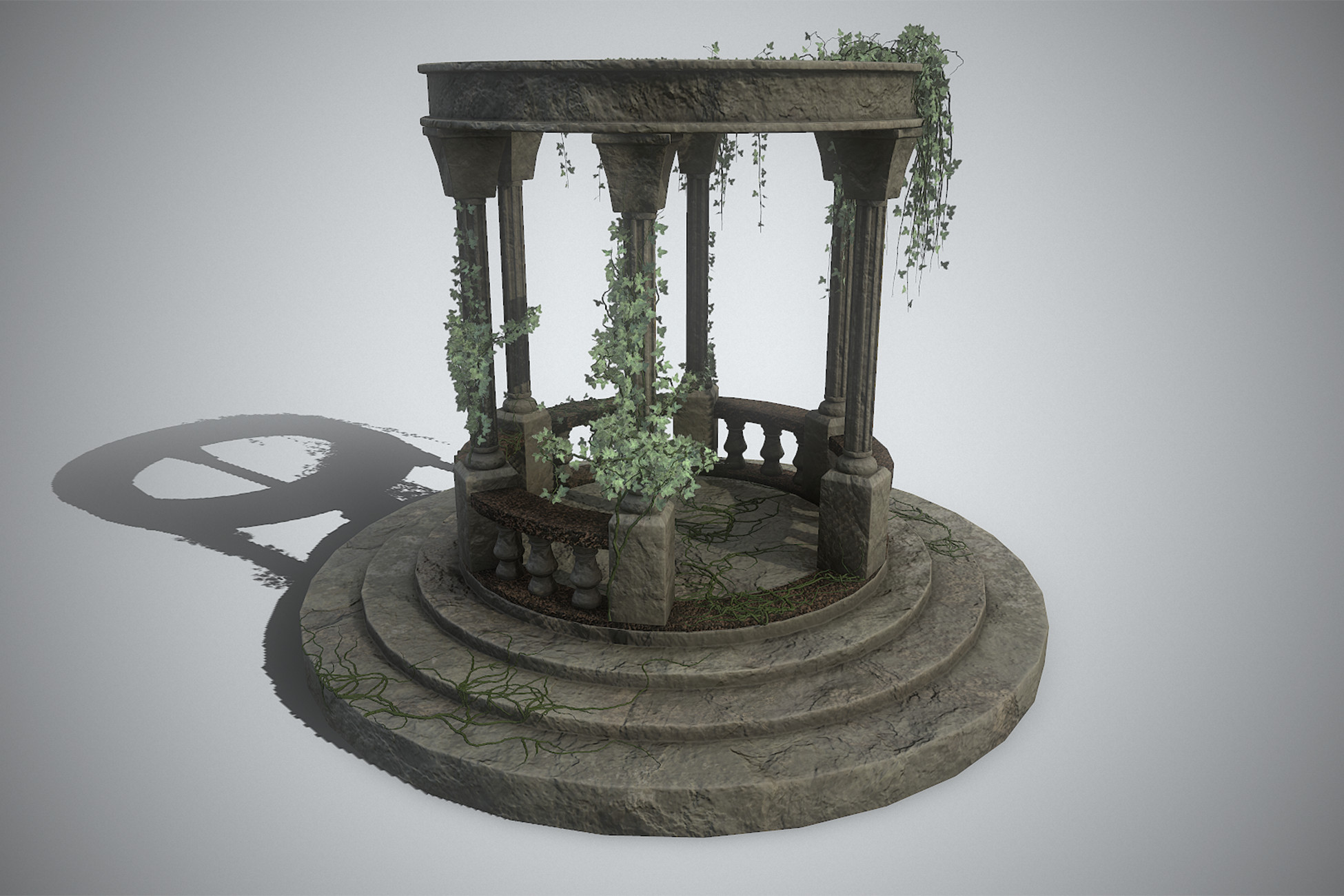 Ruins pavilion | 3D Historic | Unity Asset Store