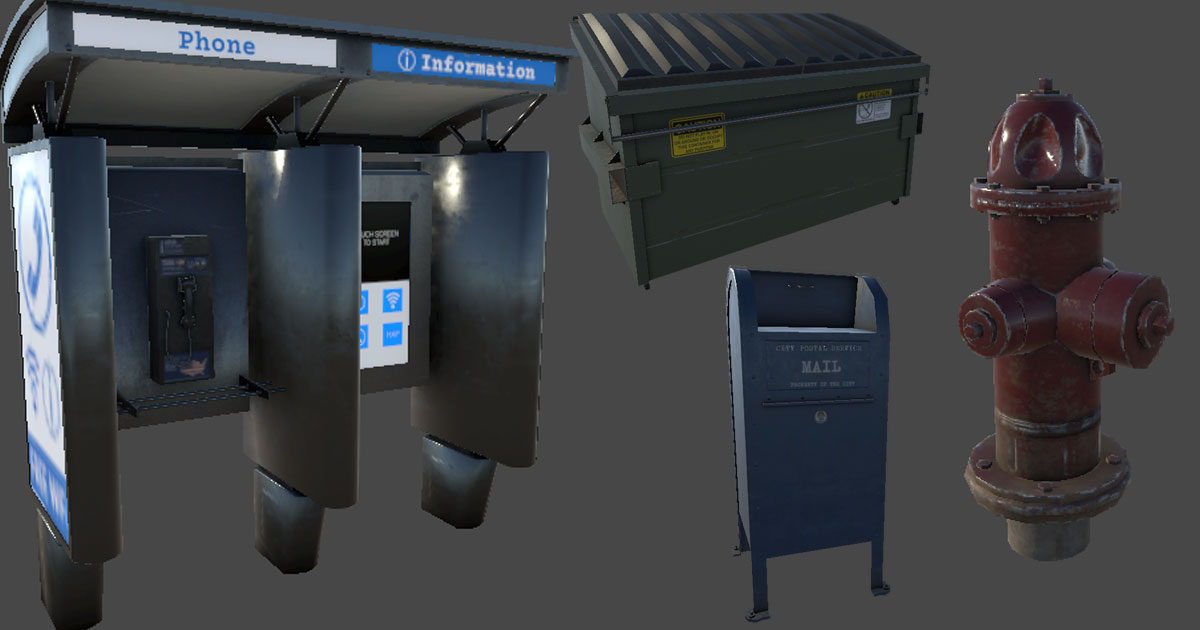 City Models Pack | 3D Props | Unity Asset Store