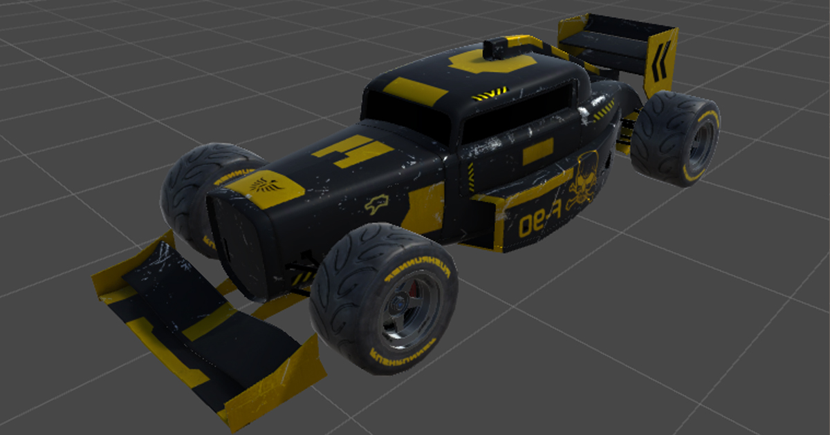 Race game car, Hot Rod concept (Low Poly) | 3D Land | Unity Asset Store