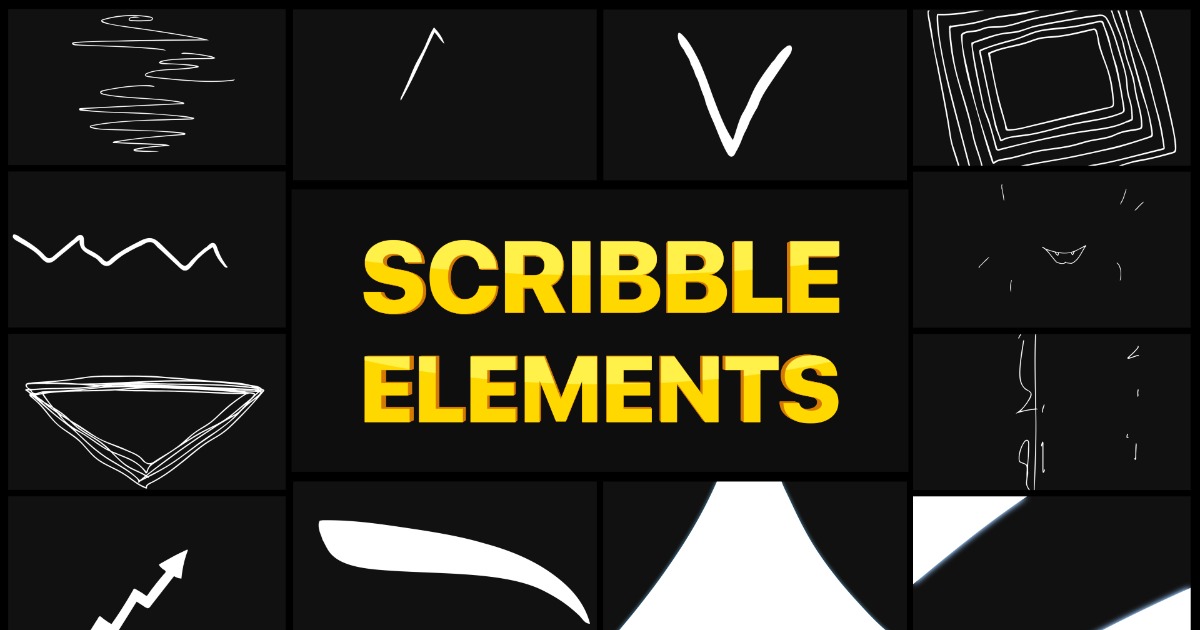 Scribble Elements (15.03) | 2D Textures & Materials | Unity Asset Store