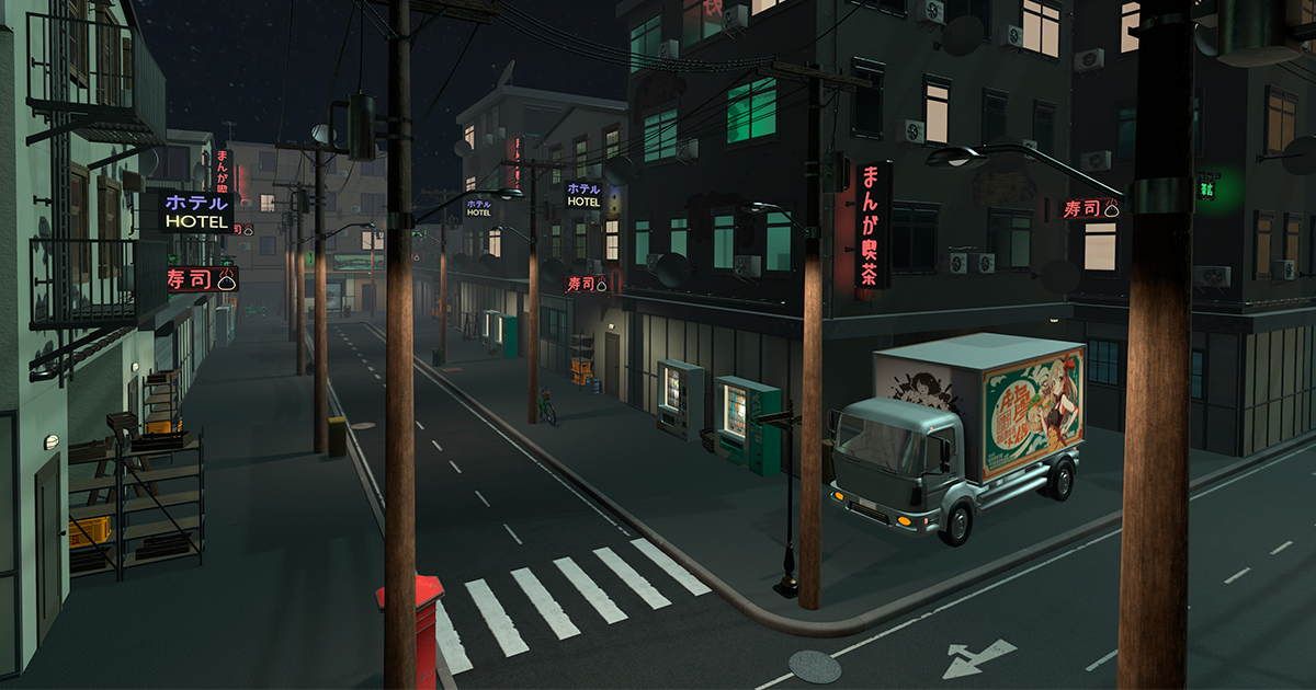 Japanese Street - modular city | 3D Environments | Unity Asset Store