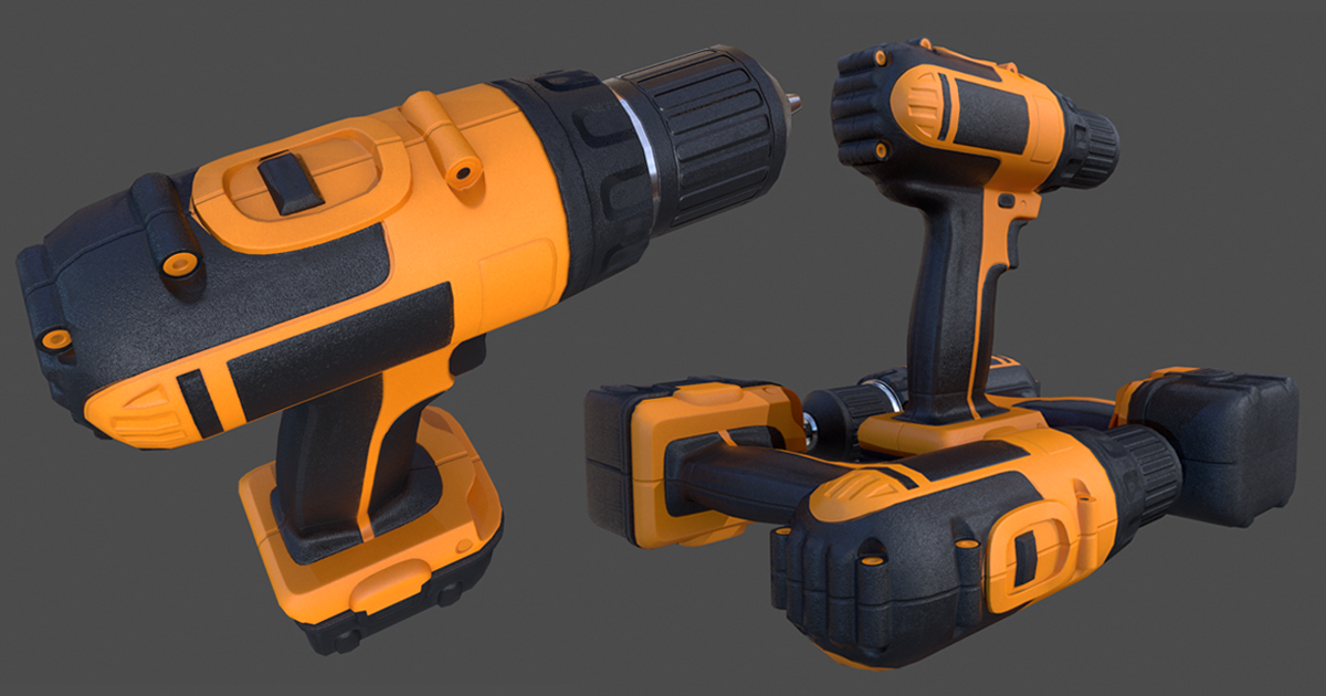 Cordless Drill | 3D Tools | Unity Asset Store