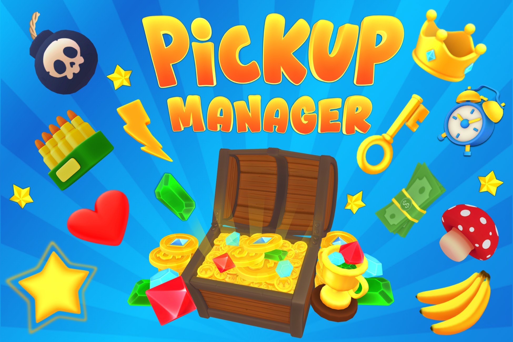 Pickup Manager - 3D Stylized Collectibles & Animation Customization ...