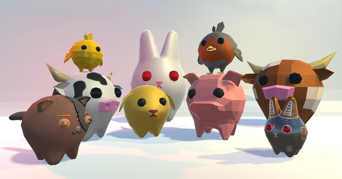 Cute Animals Pack | 3D 동물 | Unity Asset Store