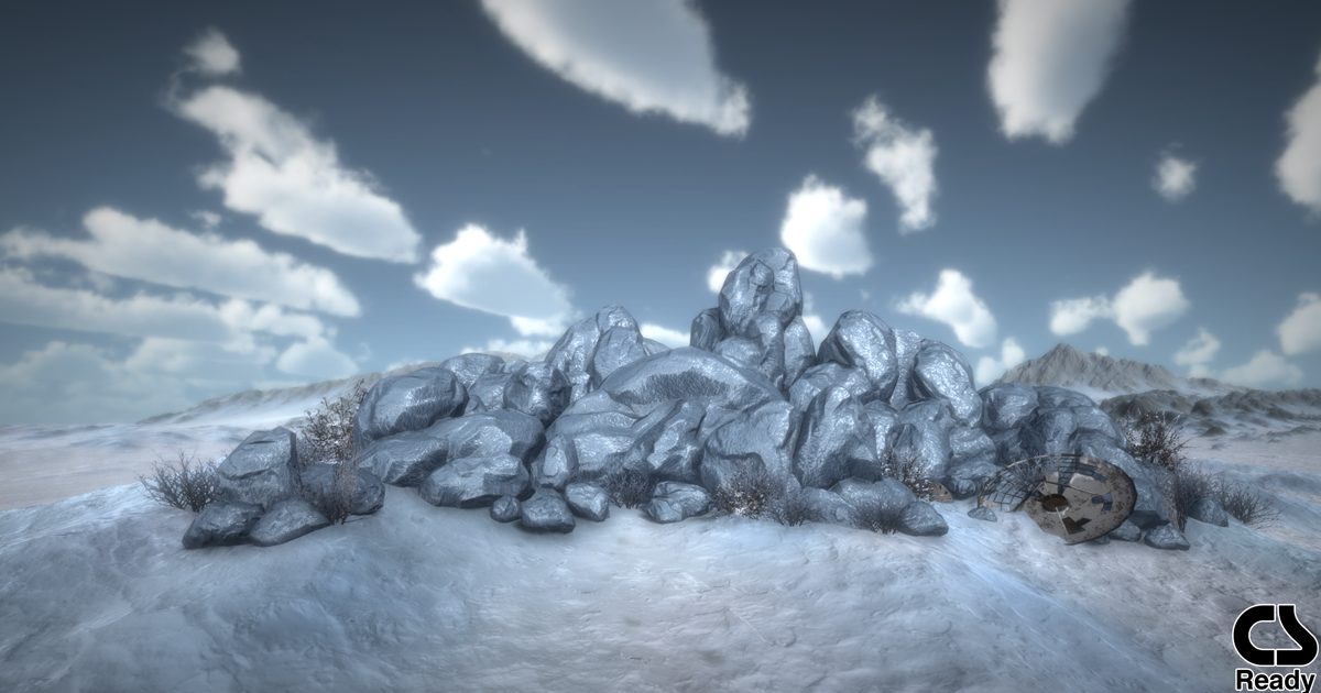 Ice Rocks and Boulders | 3D Exterior | Unity Asset Store