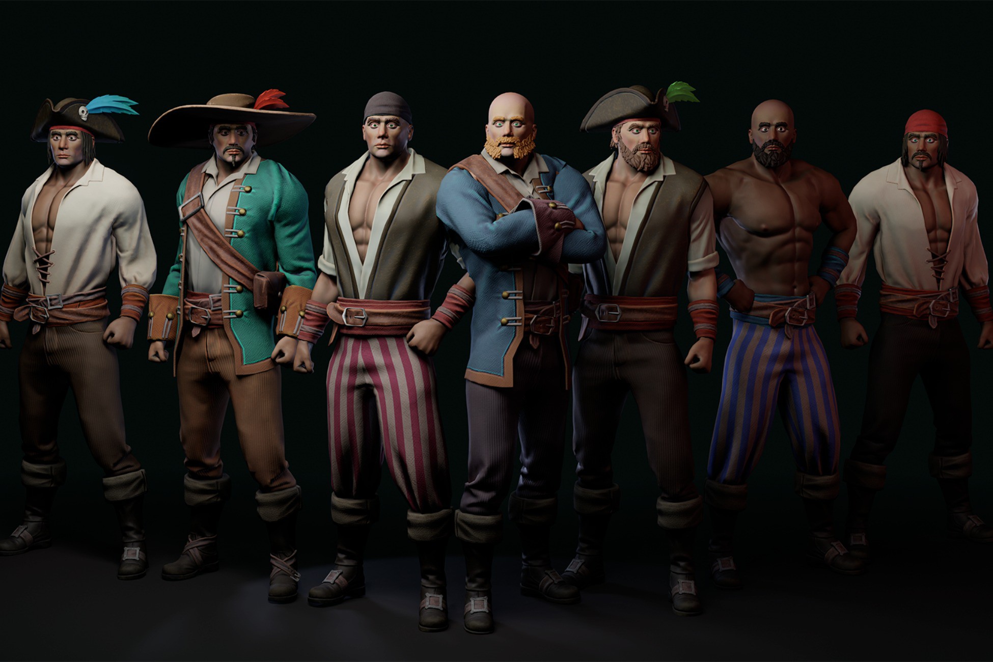 Stylized Pirates Pack | 3D Humanoids | Unity Asset Store
