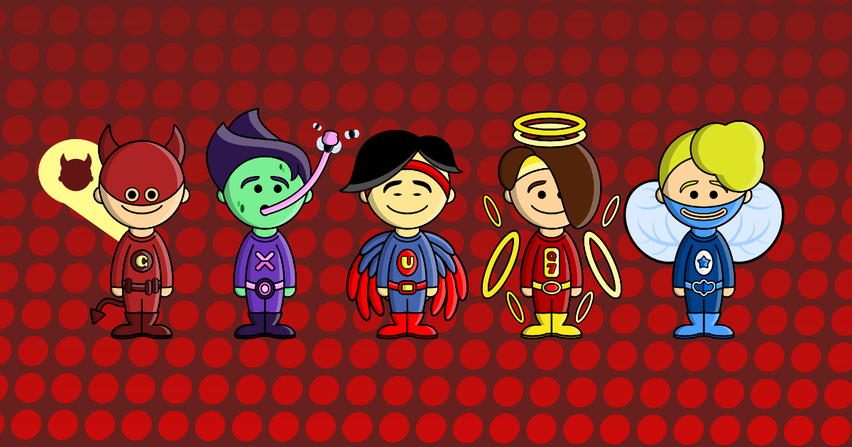 Kids Superheroes Pack (PartyHead Kiddos) | 2D 캐릭터 | Unity Asset Store