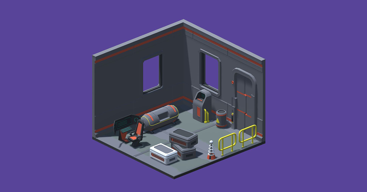 Sci-Fi Modular Interior Pack | 3D Sci-Fi | Unity Asset Store