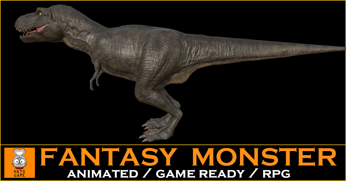 01_T-rex | 3D 캐릭터 | Unity Asset Store