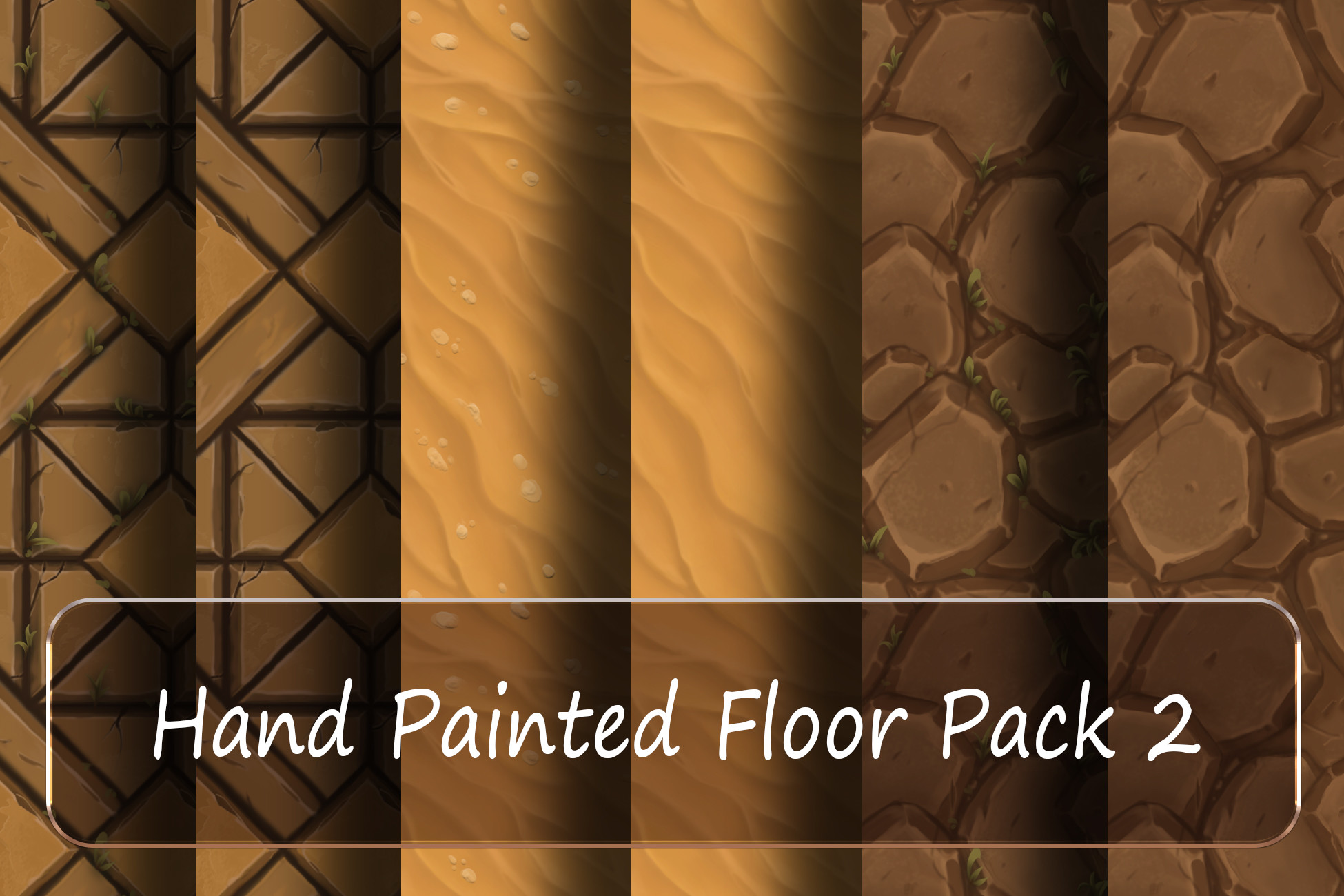Hand Painted Floor Pack 2 | 2D Textures & Materials | Unity Asset Store