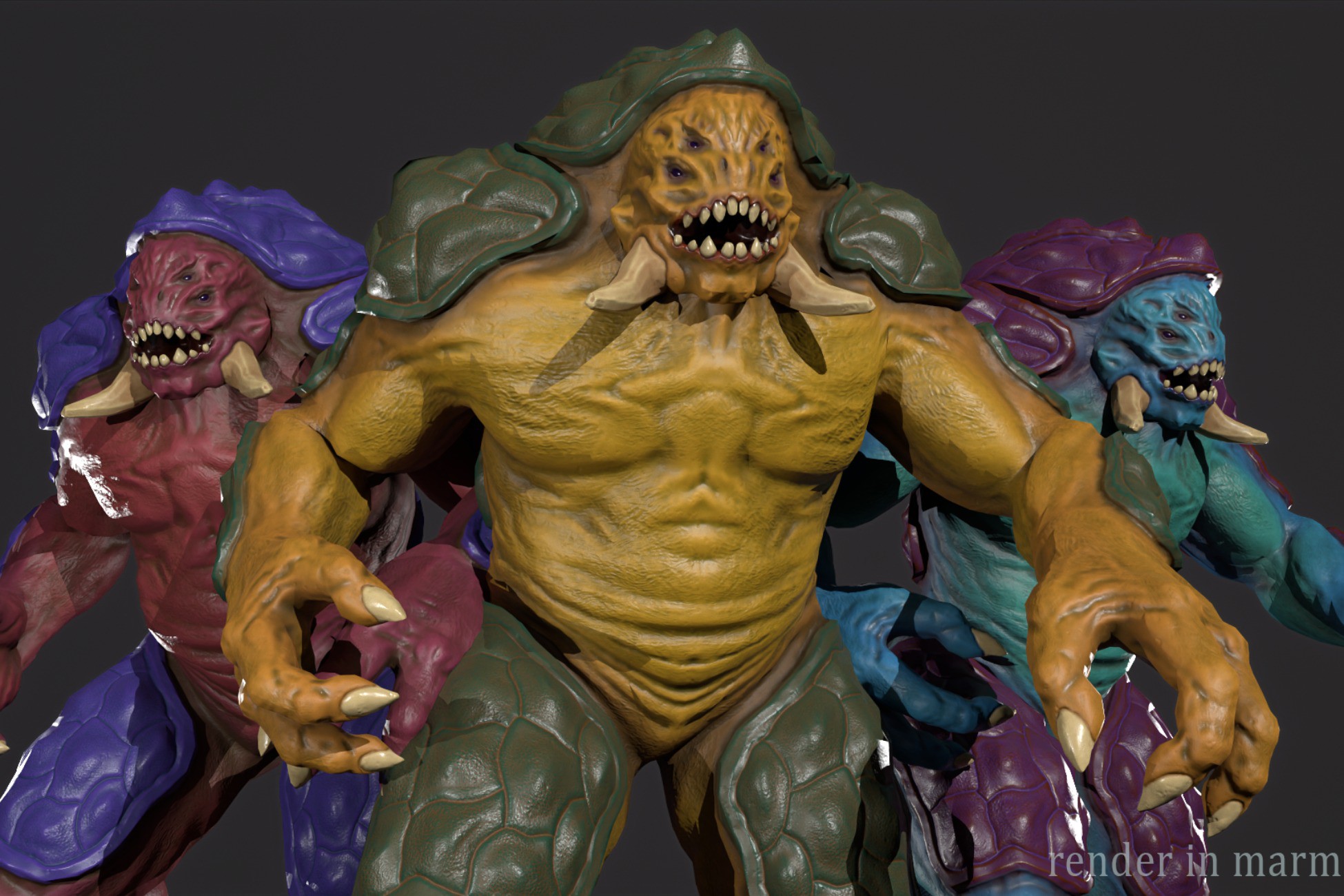 Turtle monster | 3D Creatures | Unity Asset Store