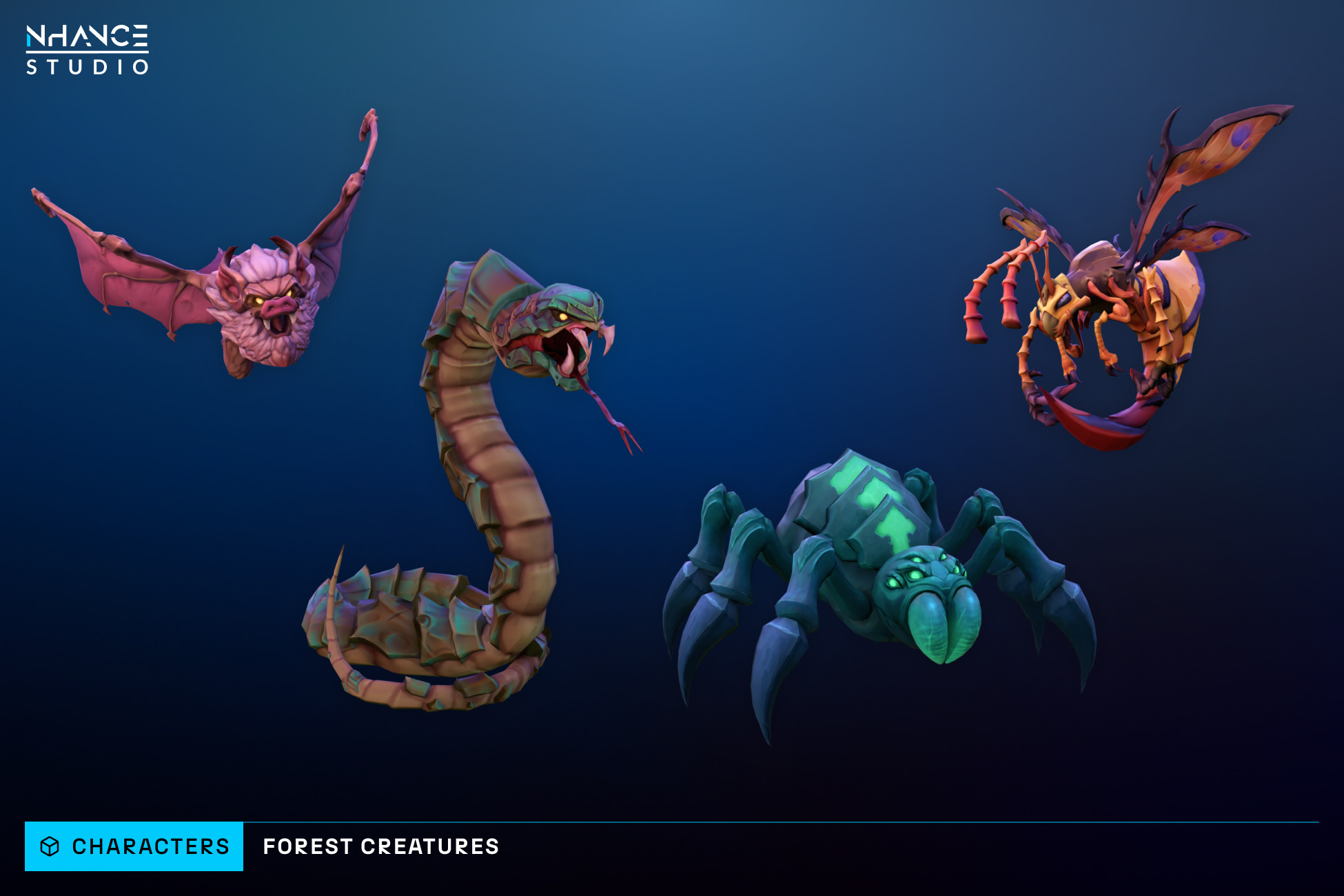 Stylized Fantasy Forest Creatures | 3D Animals | Unity Asset Store