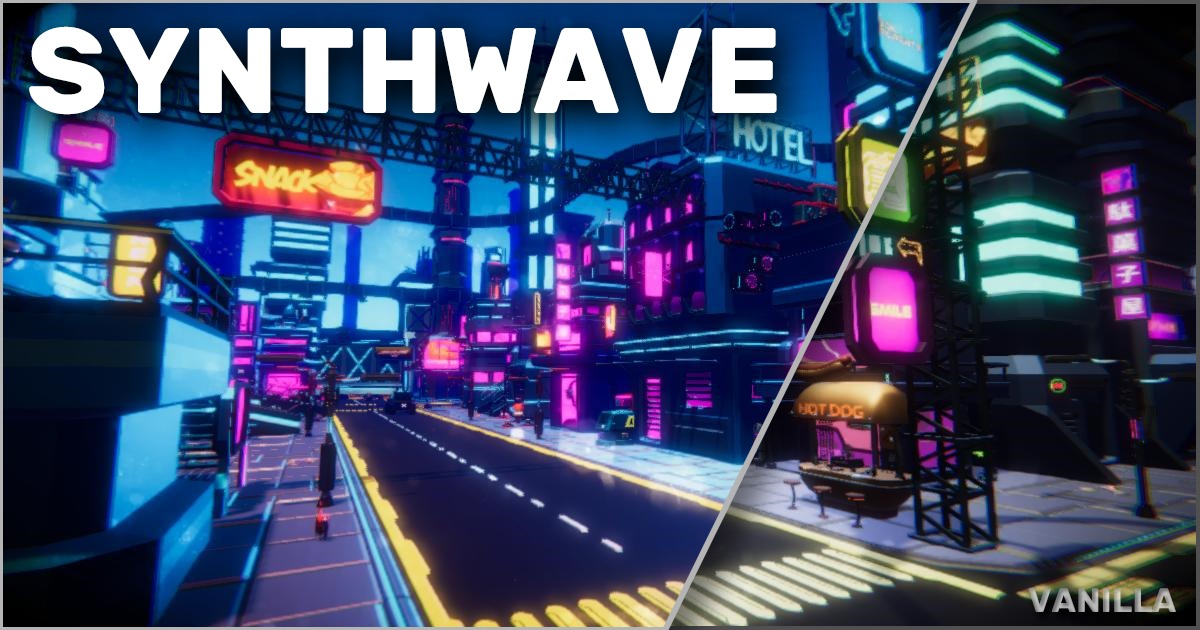 Luts Synthwave Fullscreen And Camera Effects Unity Asset Store