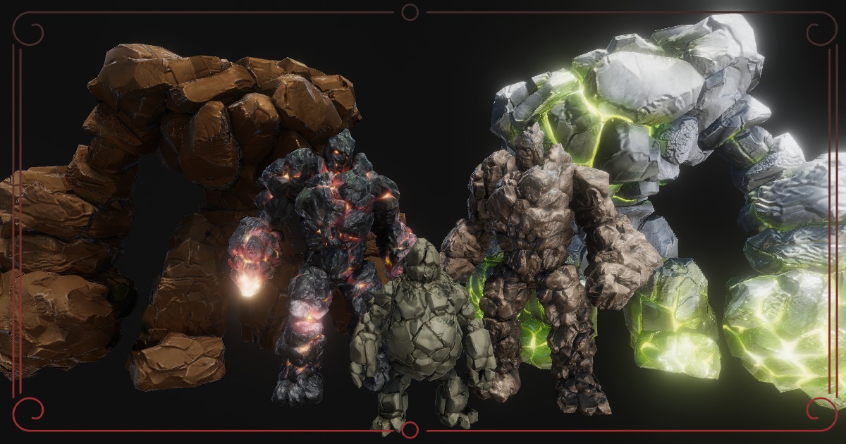 Golems Bundle | 캐릭터 | Unity Asset Store