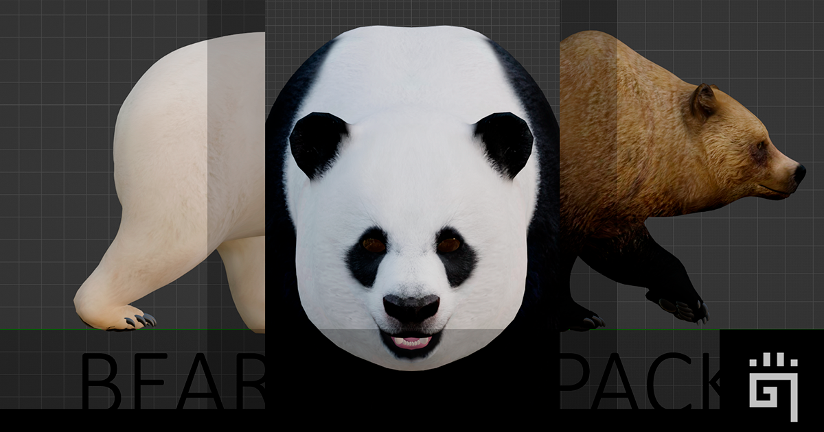 Bear Pack (AnimalDev) | Characters | Unity Asset Store