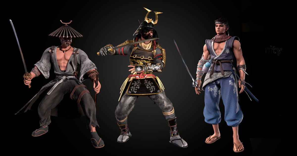 Samurai Pack 2 | 3D Characters | Unity Asset Store