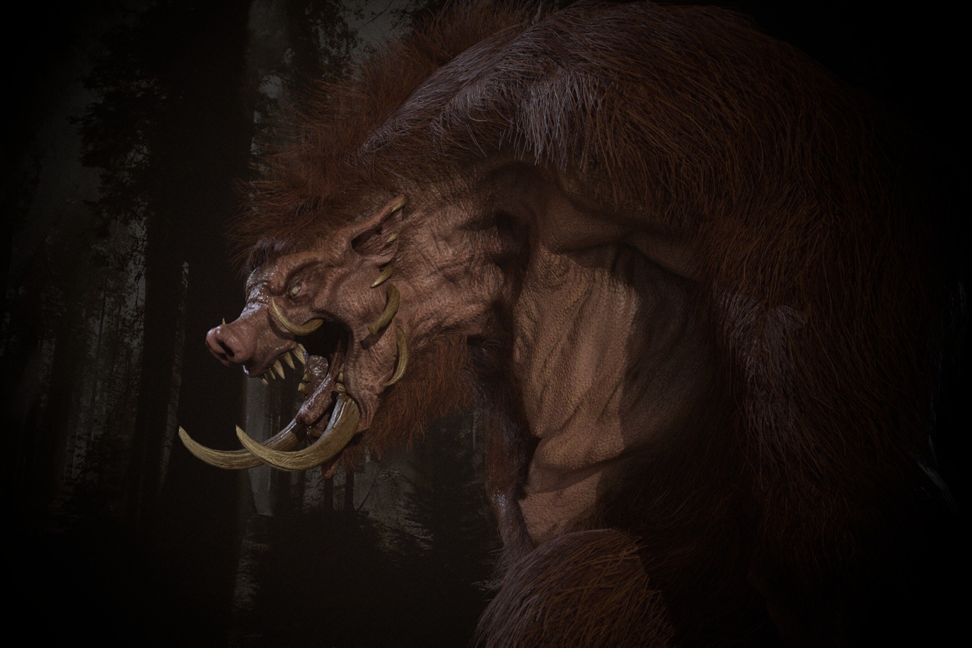 WereBoar | 3D Creatures | Unity Asset Store