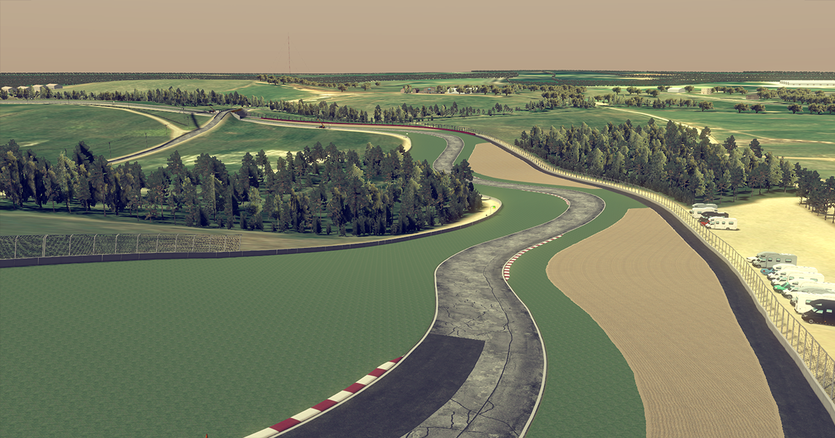 Realistic Race Track Braselton | 3D Roadways | Unity Asset Store