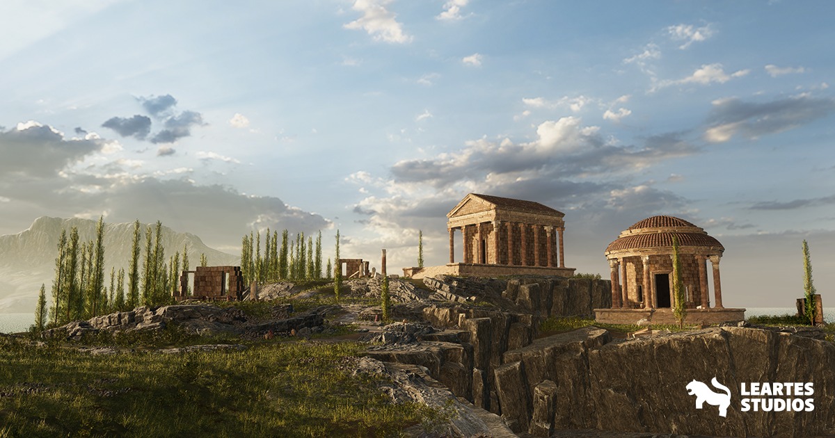 Roman Temple Ruins | 3D Historic | Unity Asset Store