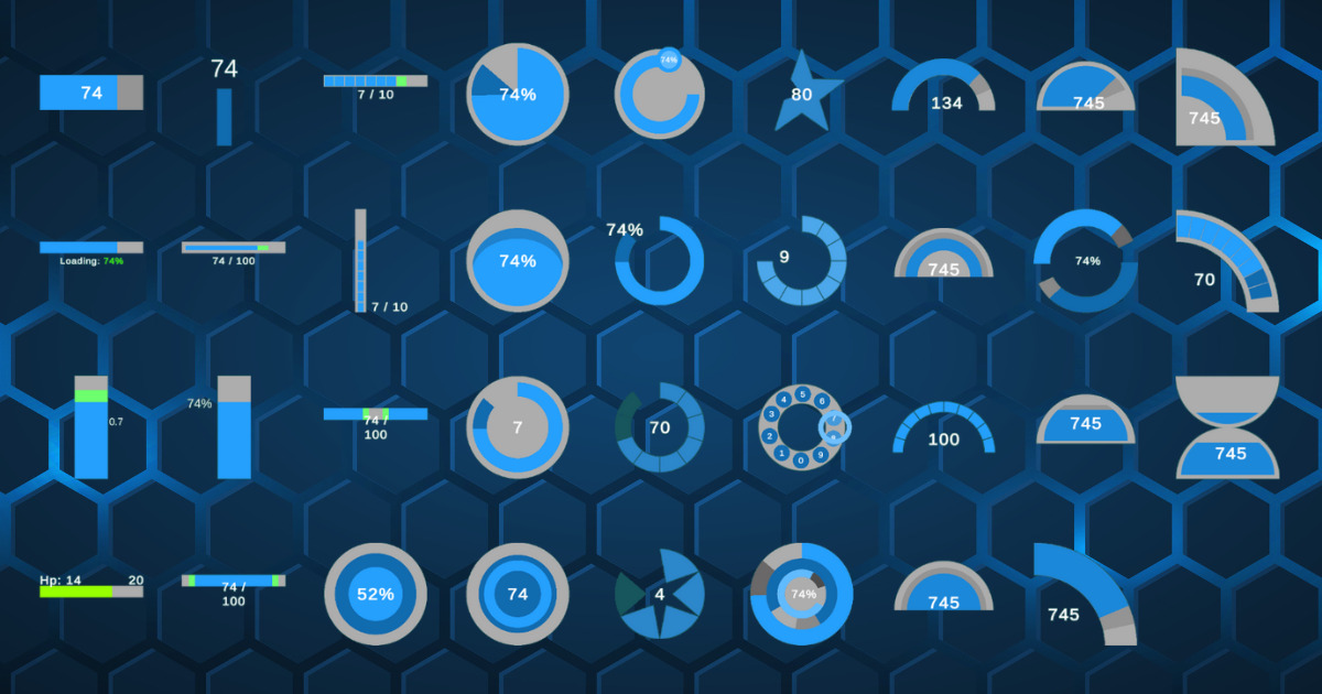 Life Bar Generator - Minimalist theme | GUI Tools | Unity Asset Store