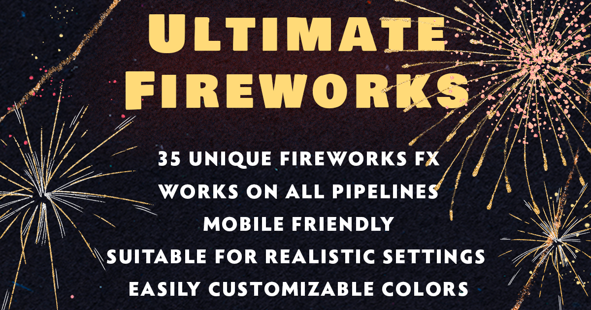 Ultimate Fireworks Pack | VFX Particles | Unity Asset Store