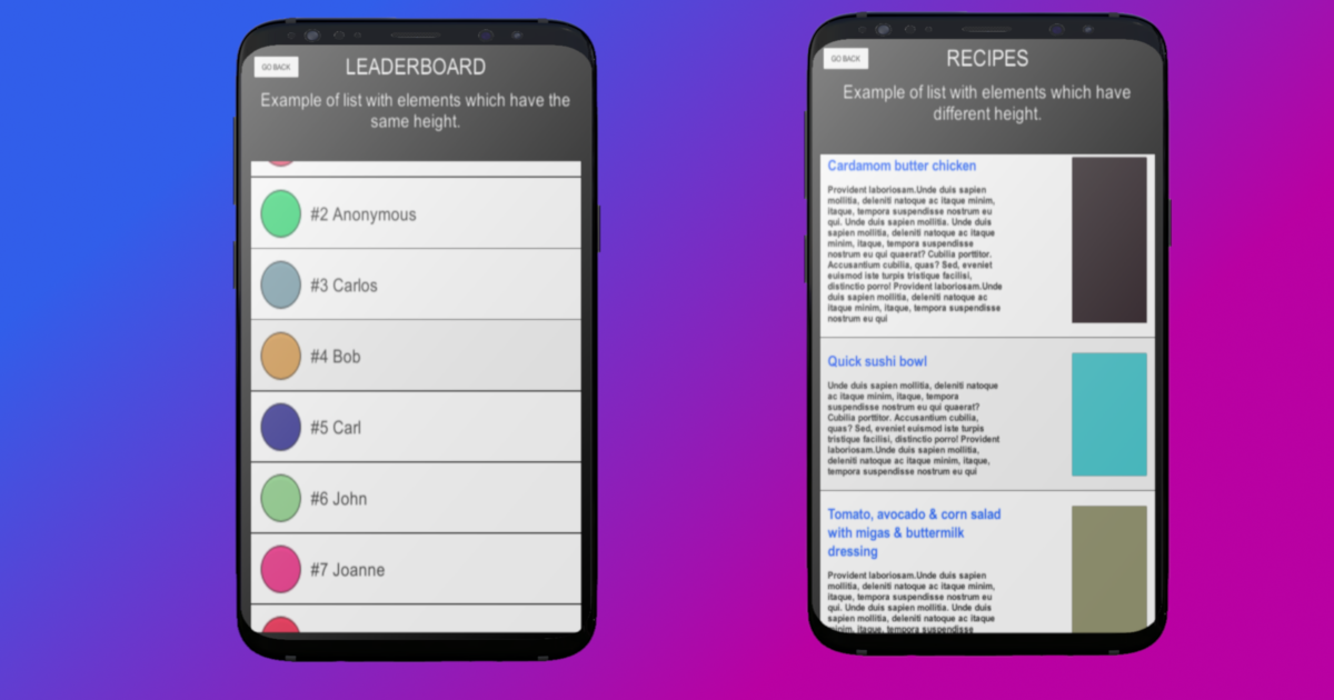 Object Pool For Ui Scrollview Utilities Tools Unity Asset Store 6710