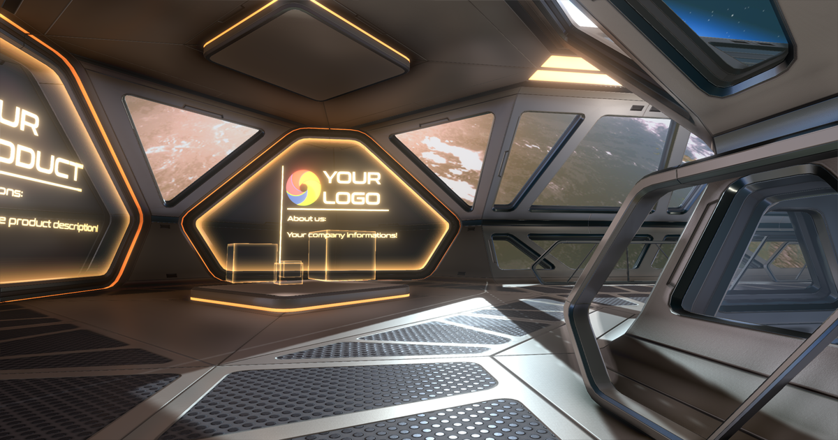 3D Showroom Level Kit Vol 7 | 3D Sci-Fi | Unity Asset Store