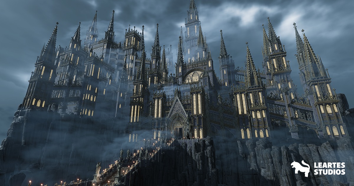 Fantasy Castle Environment ( Fantasy, Soulslike, Castle, Fantasy ) | 3D ...