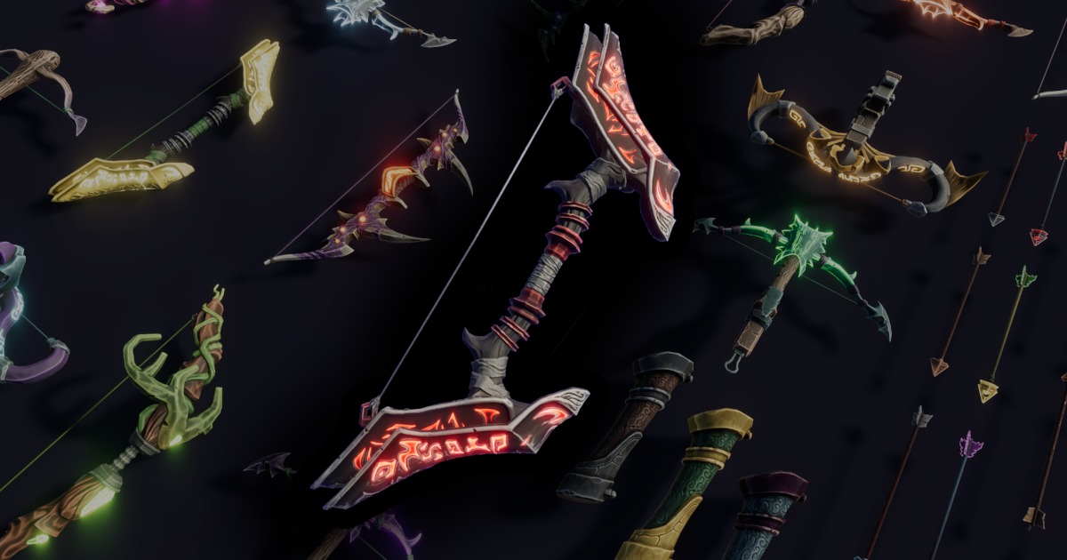 Stylized Bows & Crossbows - RPG Weapons | 3D Weapons | Unity Asset Store