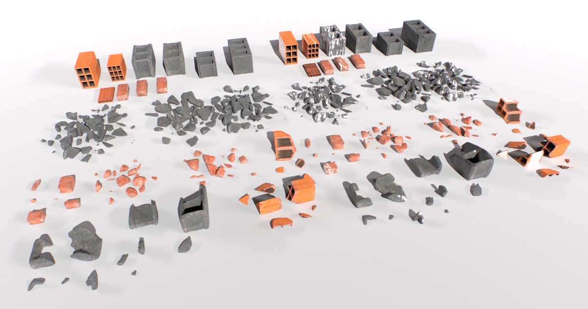 Bricks and Debris | 3D Props | Unity Asset Store Bricks and Debris | 3D Props | Unity Asset Store